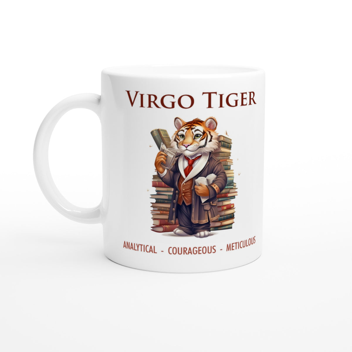 Virgo Tiger (M) Ceramic Mug – Zodiac Gear