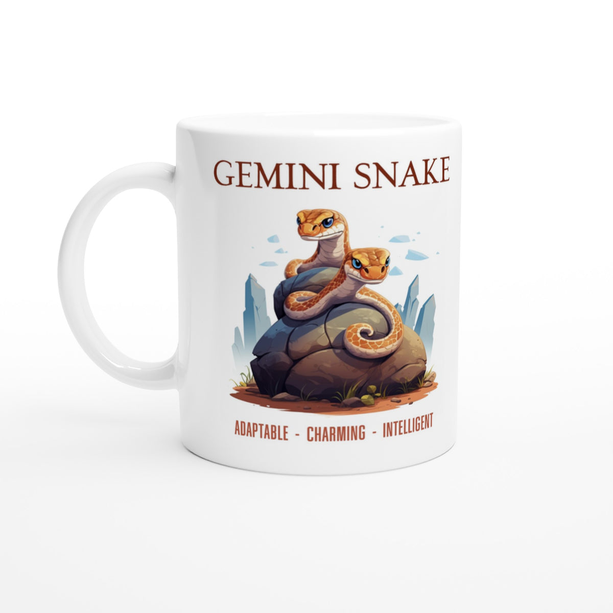 Gemini Snake (2) Ceramic Mug – Zodiac Gear