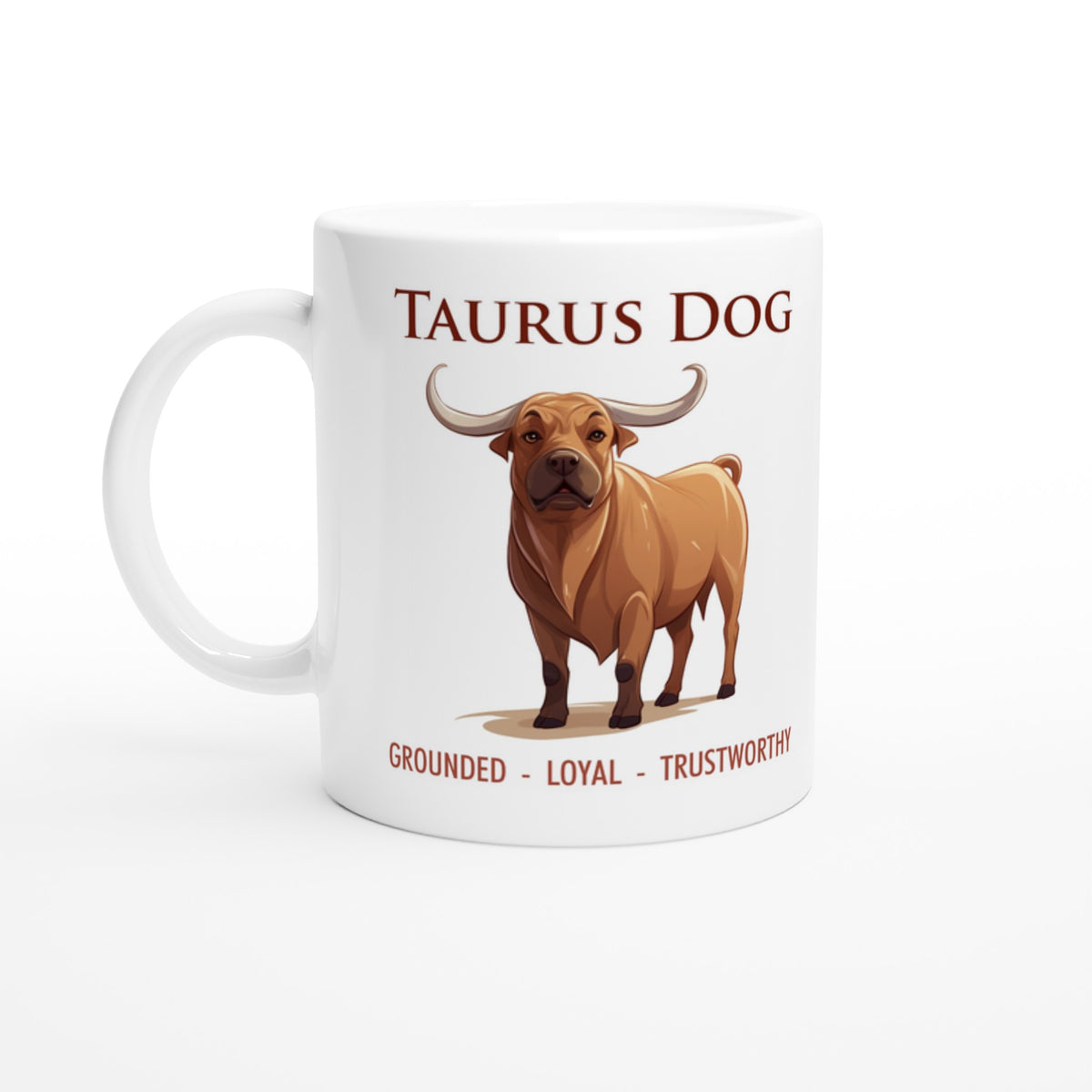 Taurus Dog i Ceramic Mug – Zodiac Gear