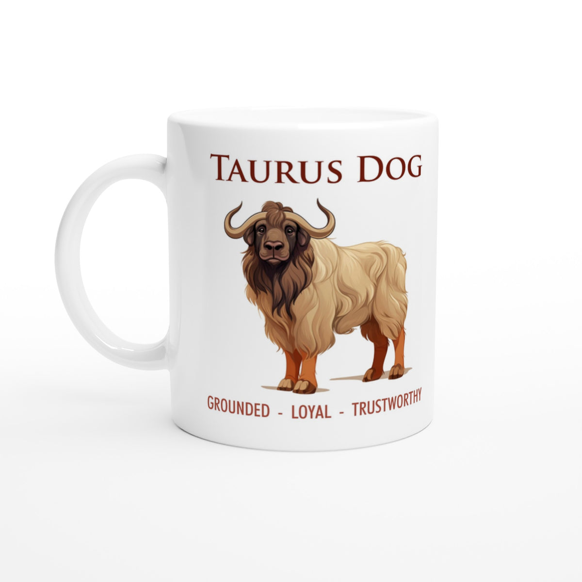 Taurus Dog Ceramic Mug – Zodiac Gear
